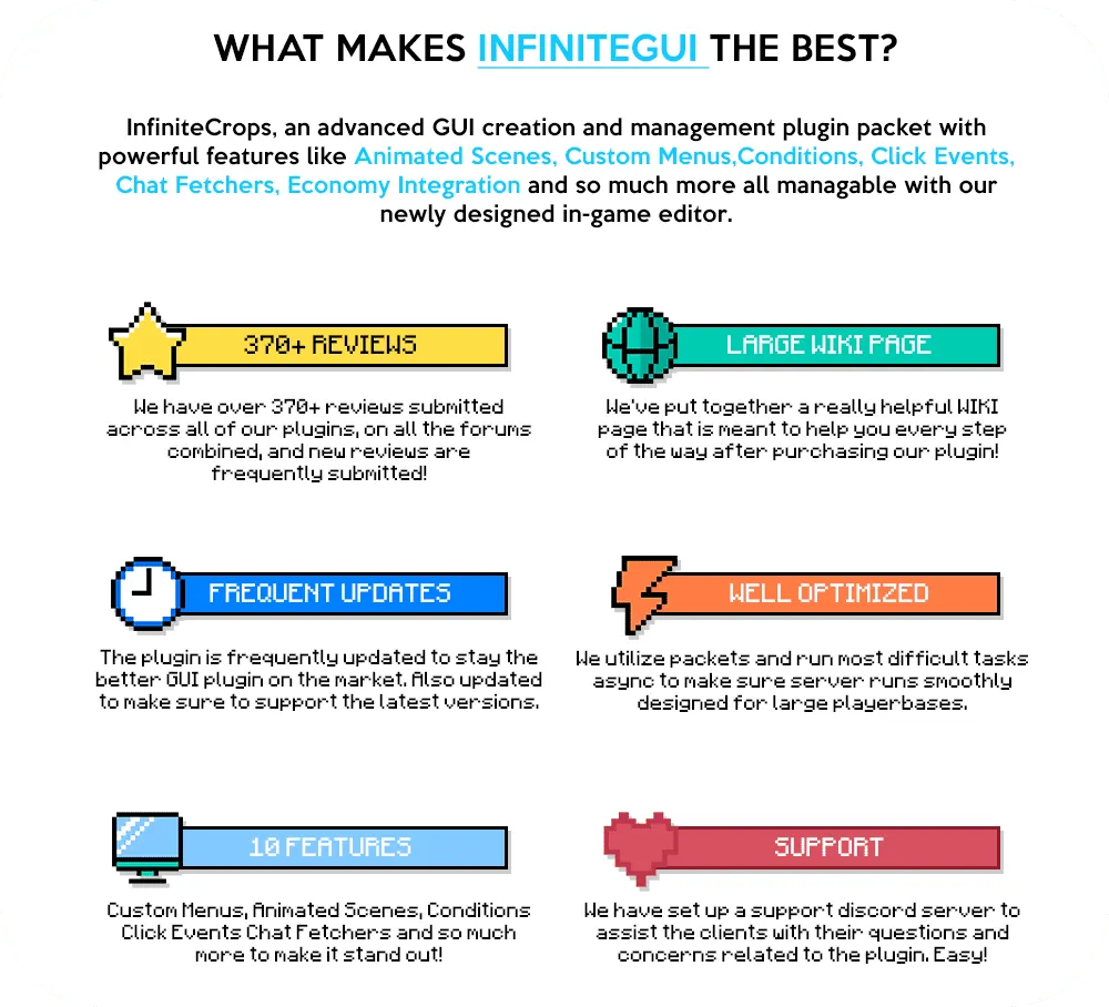 InfiniteGUI | In-Game GUI Builder | BuiltByBit