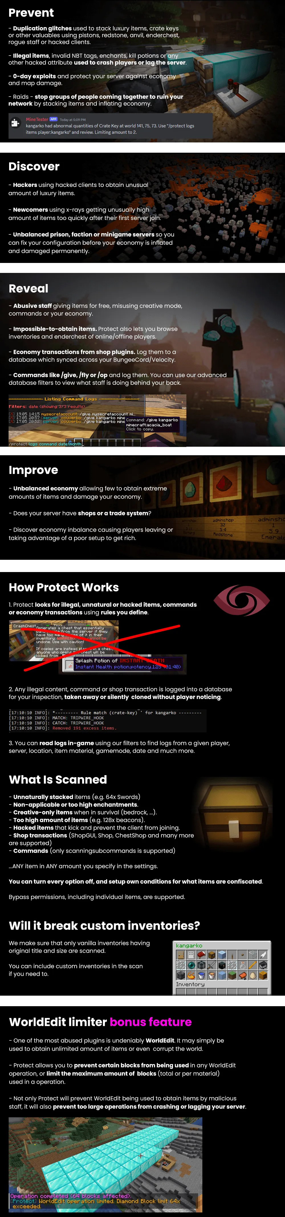 Protect - Anti-Exploit & Anti-Dupe | BuiltByBit