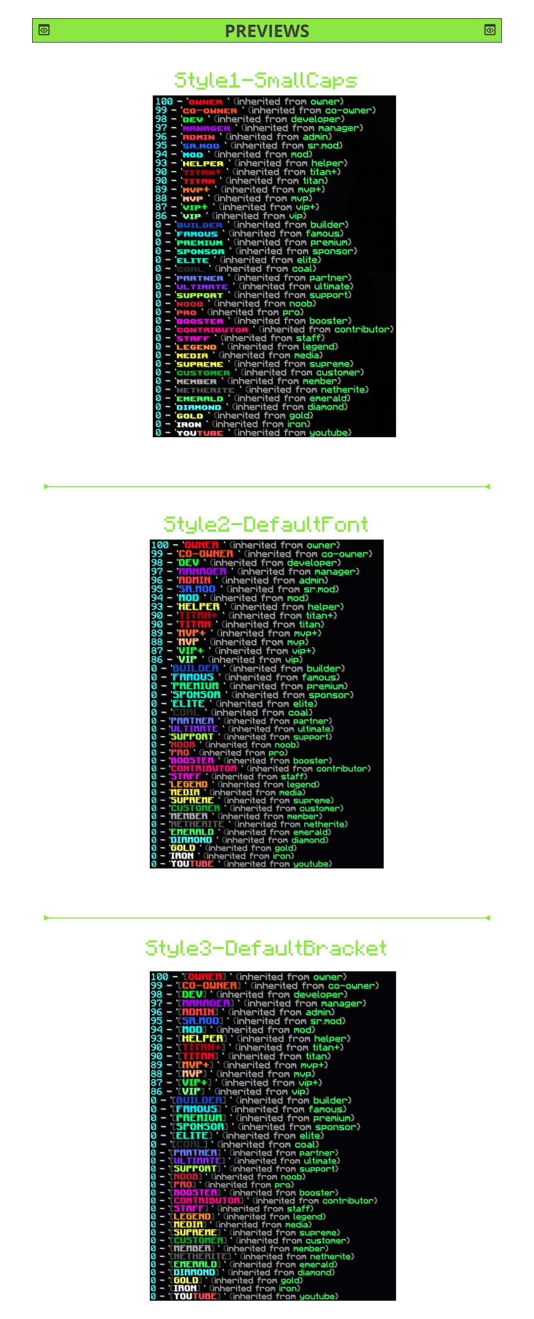 LuckPerms Configuration - 40 Ranks | BuiltByBit