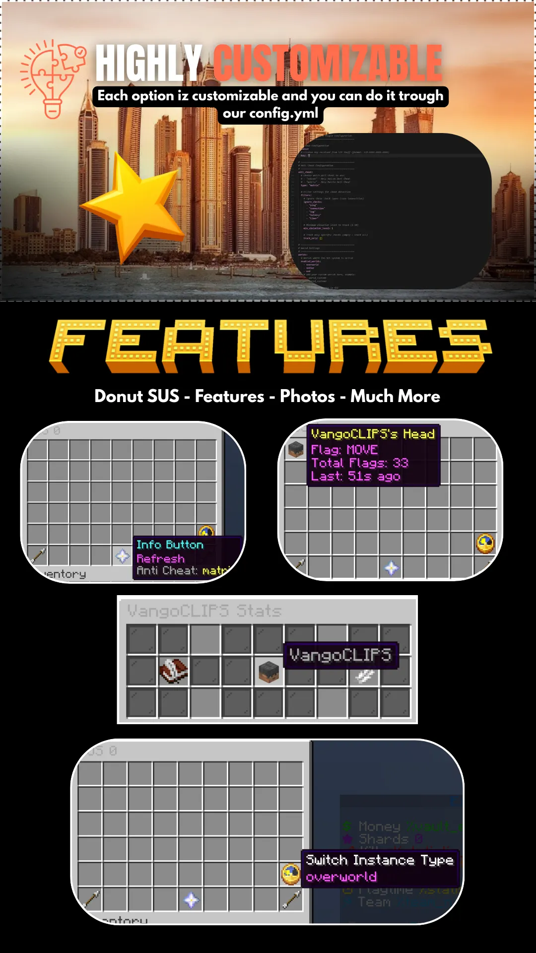 Donut SUS | BuiltByBit