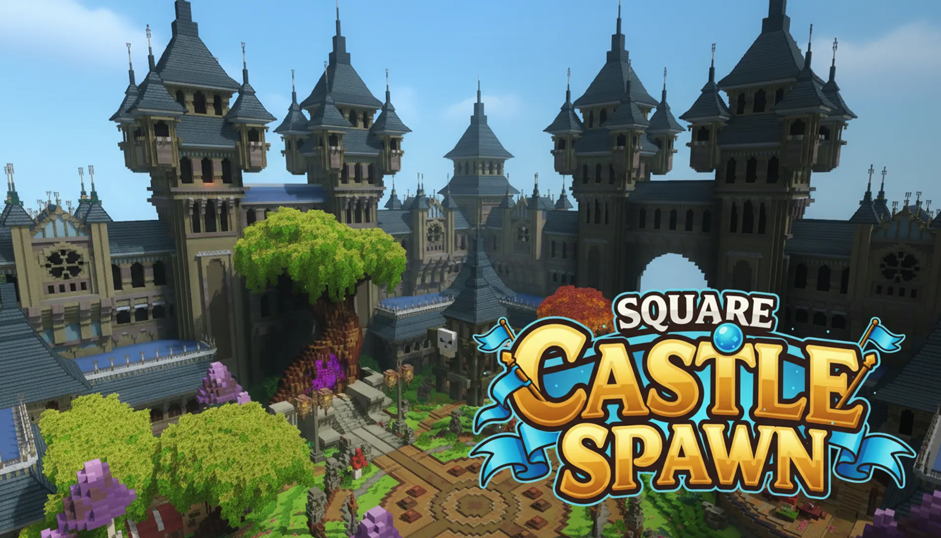 Square Castle Spawn | 234x240 | BuiltByBit