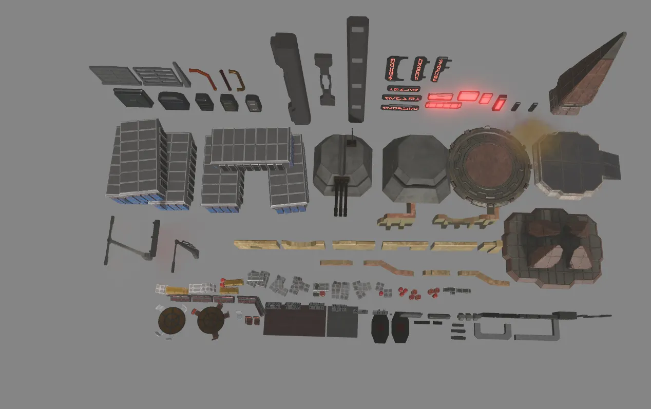 Roblox Sci-Fi Furniture & Props Pack | BuiltByBit