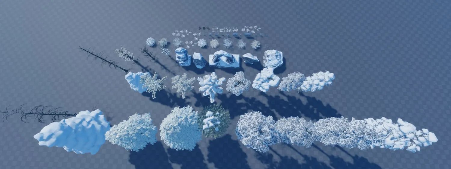 Realistic Winter Roblox Nature Pack | BuiltByBit