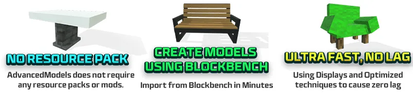 Default Models Pack for AdvancedModels | BuiltByBit