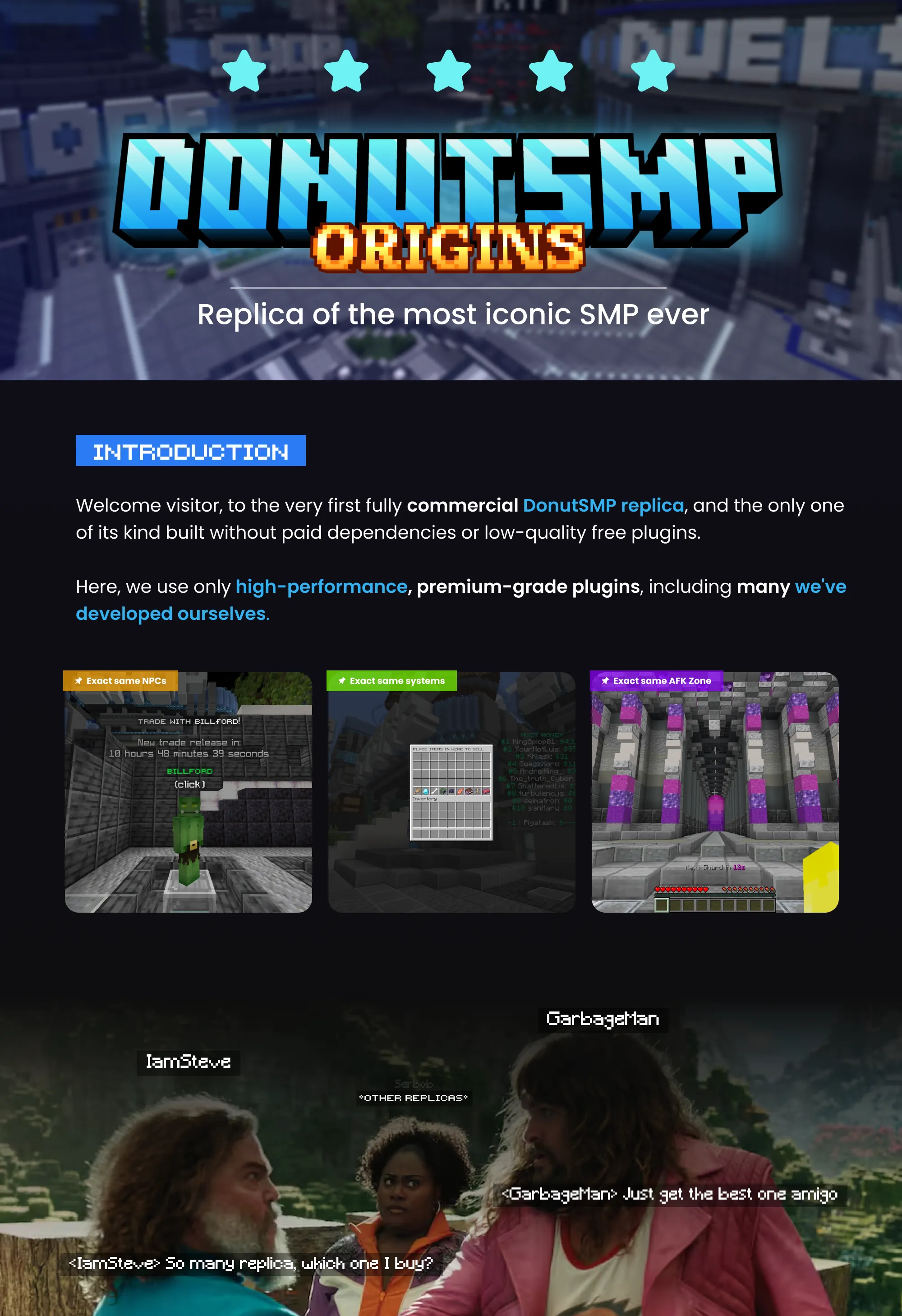 DonutSMP Setup - The Ultimate replica | BuiltByBit