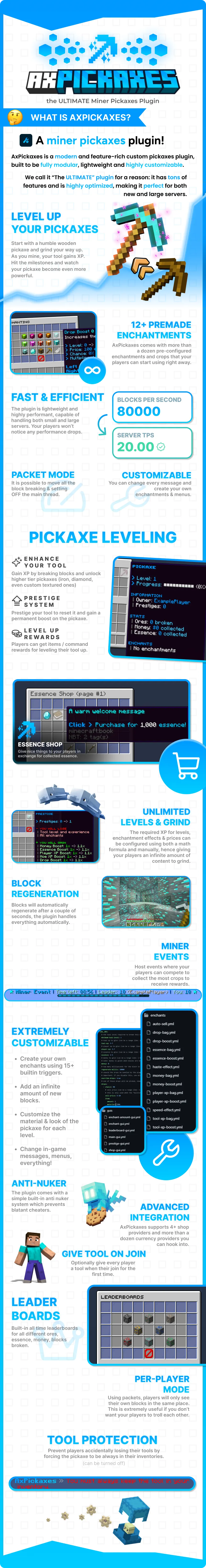 AxPickaxes | The ULTIMATE Gens Pickaxes | BuiltByBit