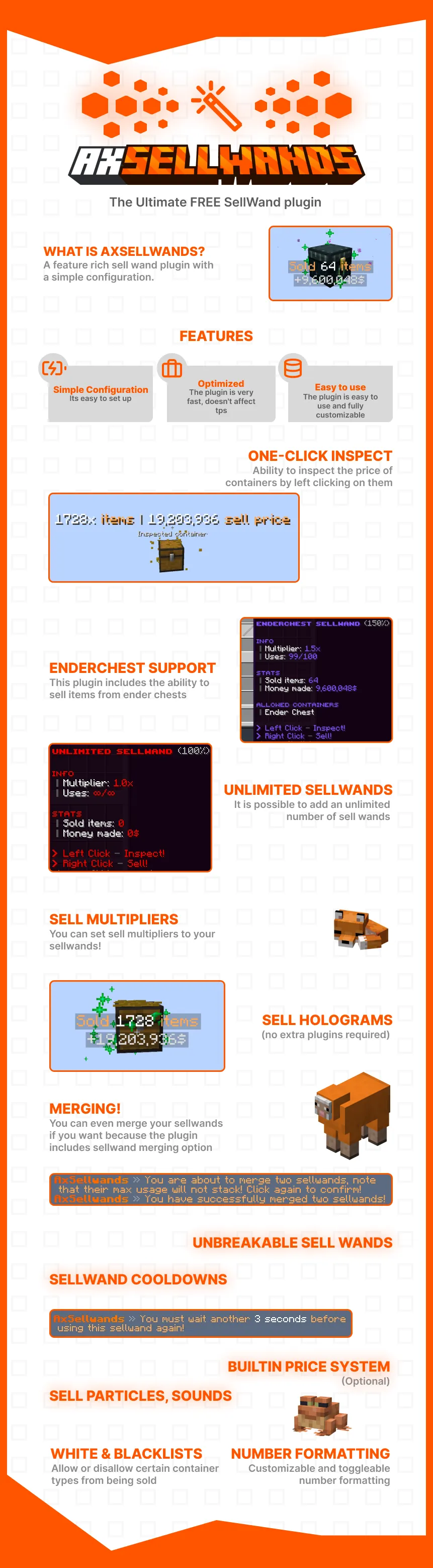 AxSellwands | Ultimate Sellwand Plugin | BuiltByBit