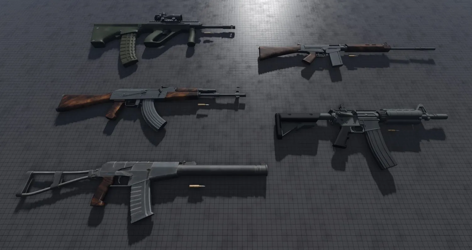 Roblox Realistic Guns Pack FPS Ready | BuiltByBit