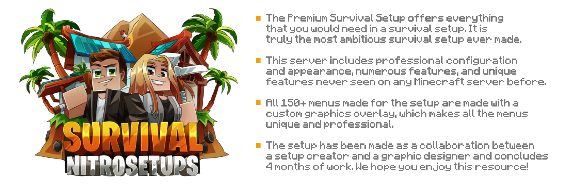 Premium Survival Setup | NitroSetups | BuiltByBit