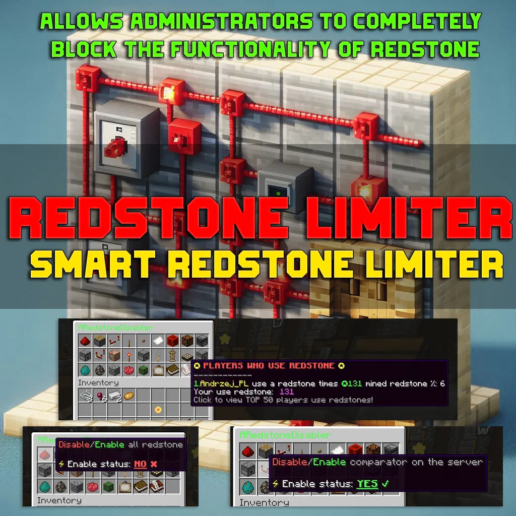 RedstoneLimit - Perfect Redstone Limiter | BuiltByBit