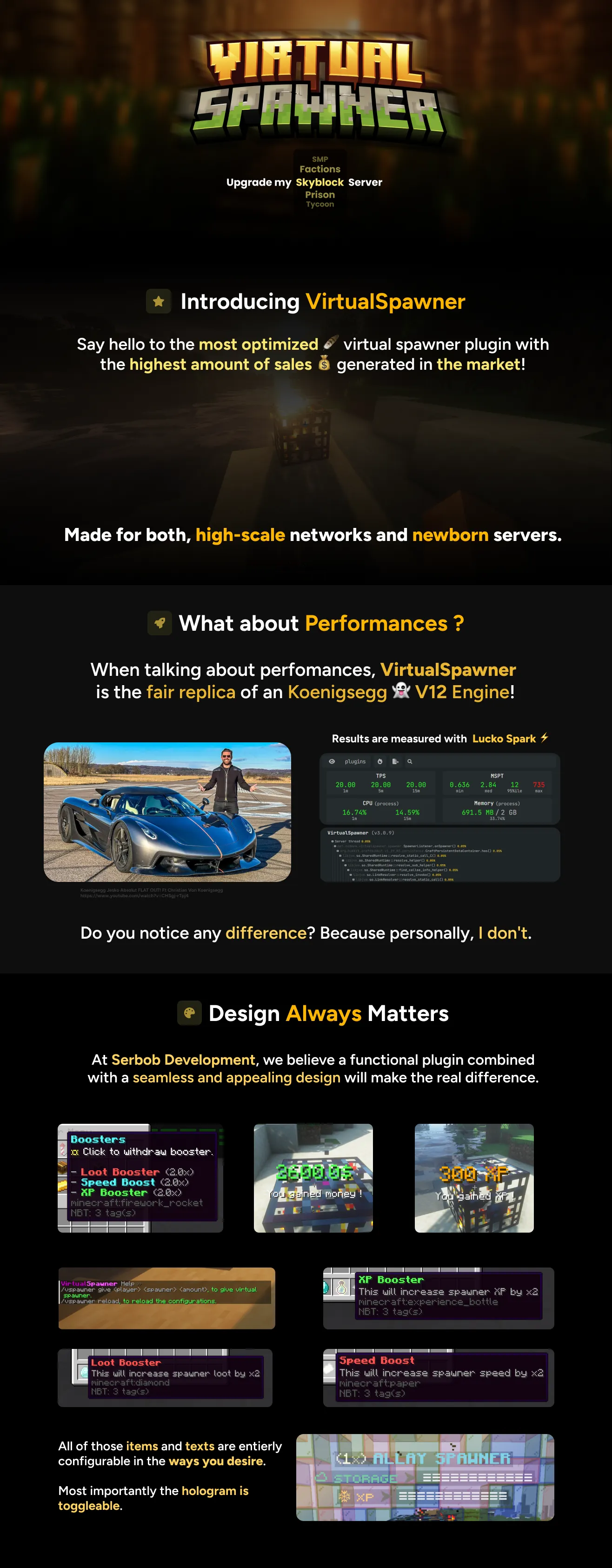 VirtualSpawner - Corruption & Sell Wands | BuiltByBit